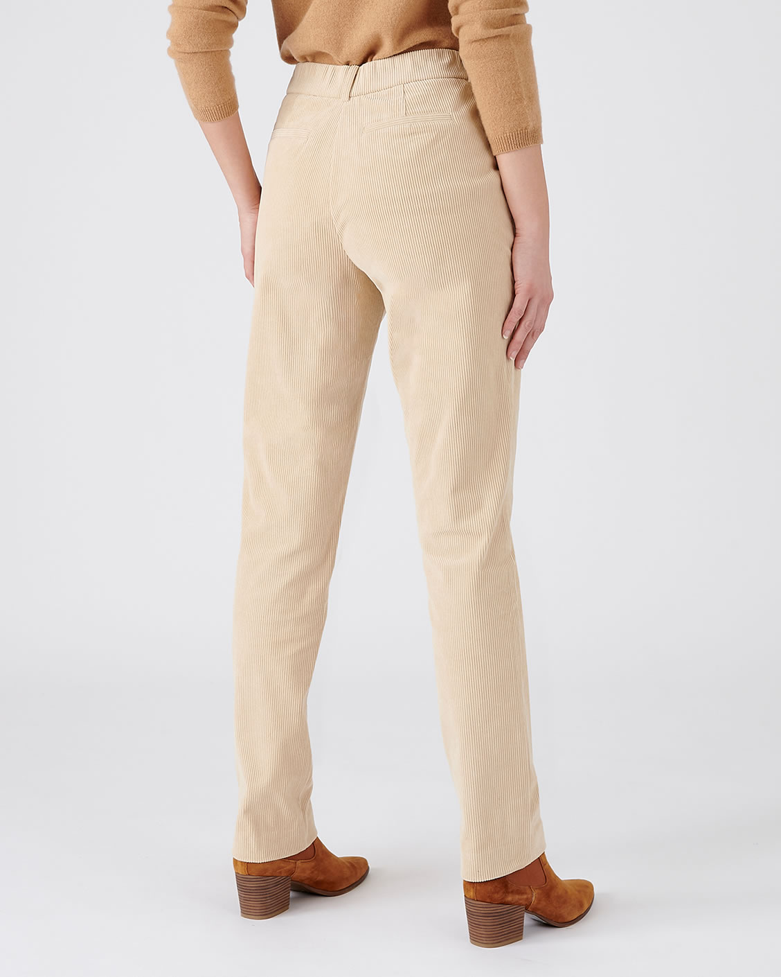 Broek chino velours - Broeken - Damart België