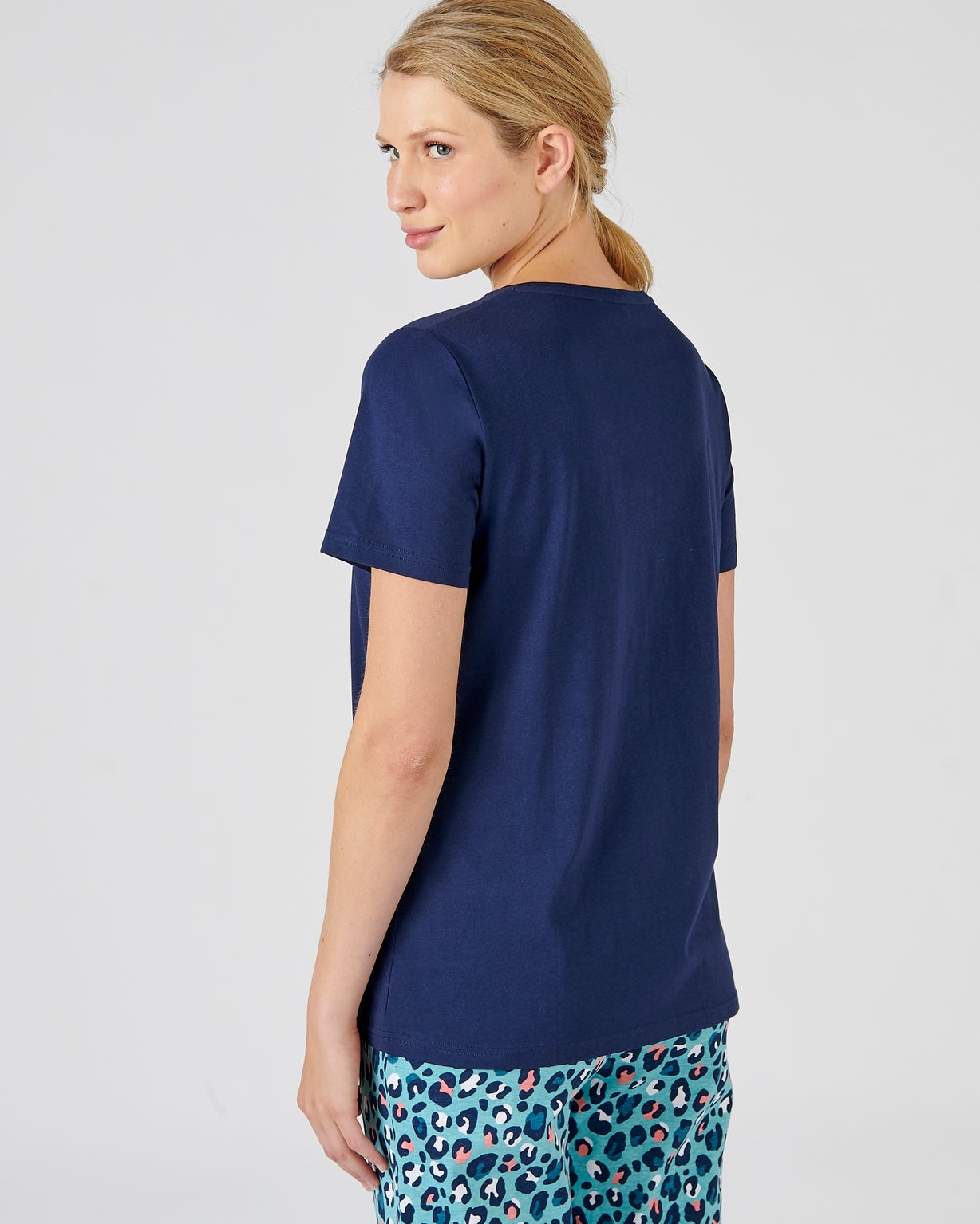 T-shirt pyjama Mix&match maille jersey pur coton peigné - Pyjamas ...