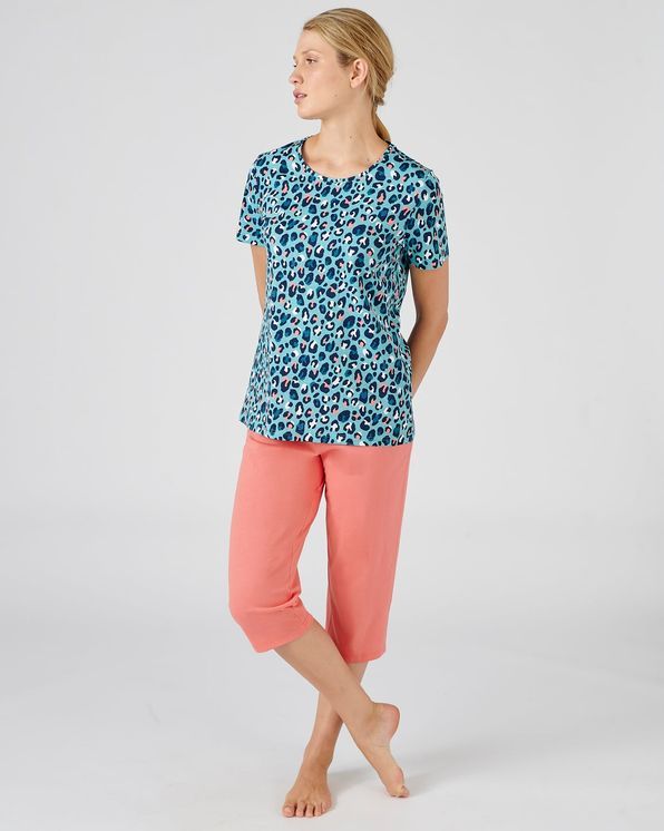 T-shirt pyjama Mix&match maille jersey pur coton peigné - Pyjamas ...